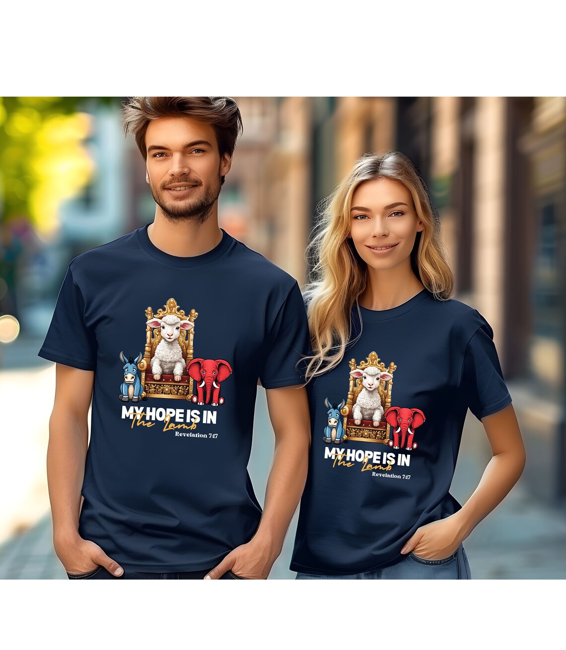 Christian Voting Tshirt My Hope is in the Lamb Tee Shirt Vote Jesus ...