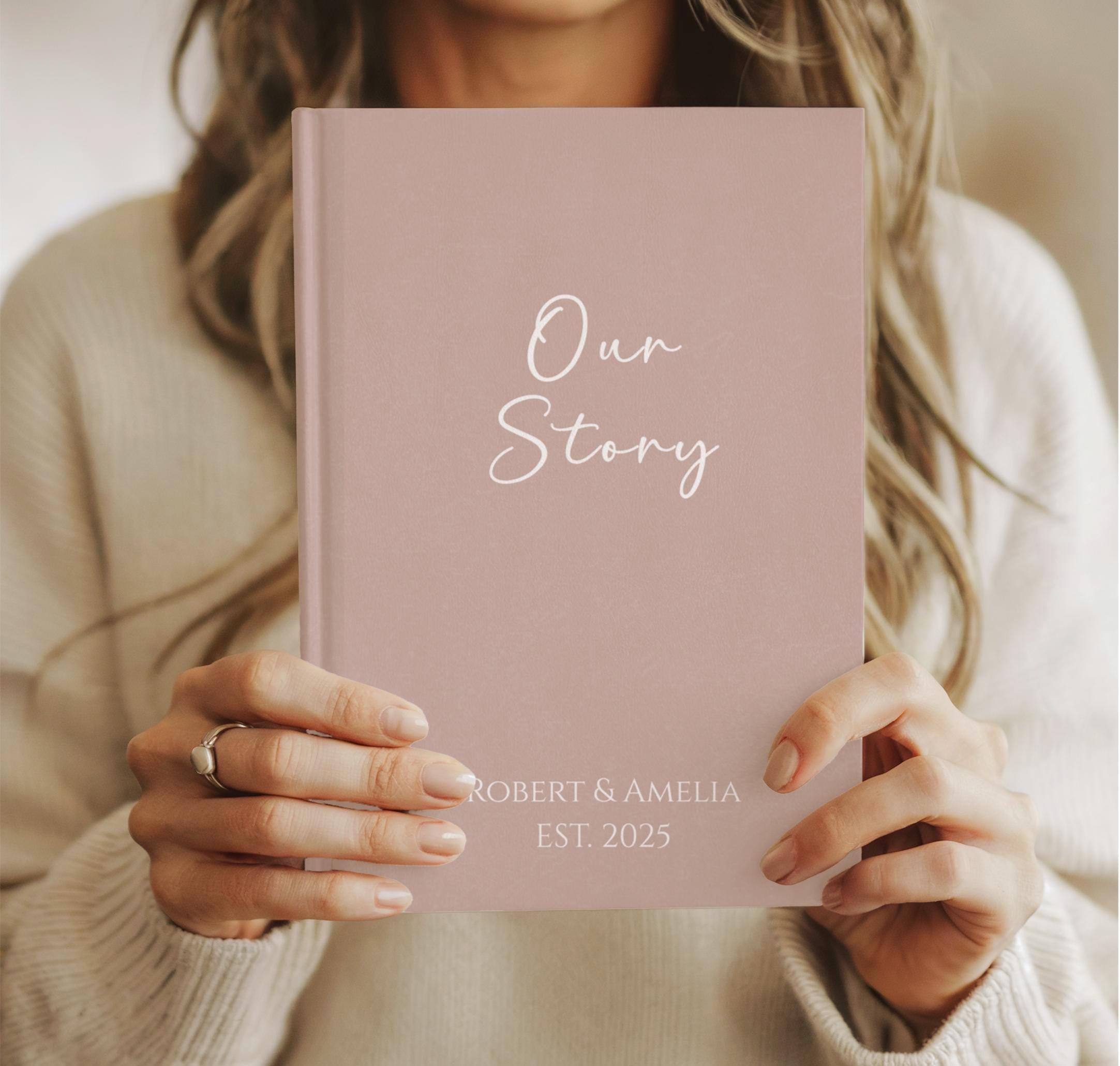 Custom Couple Journal | Our Story Gift- the Story of Us Gift ...