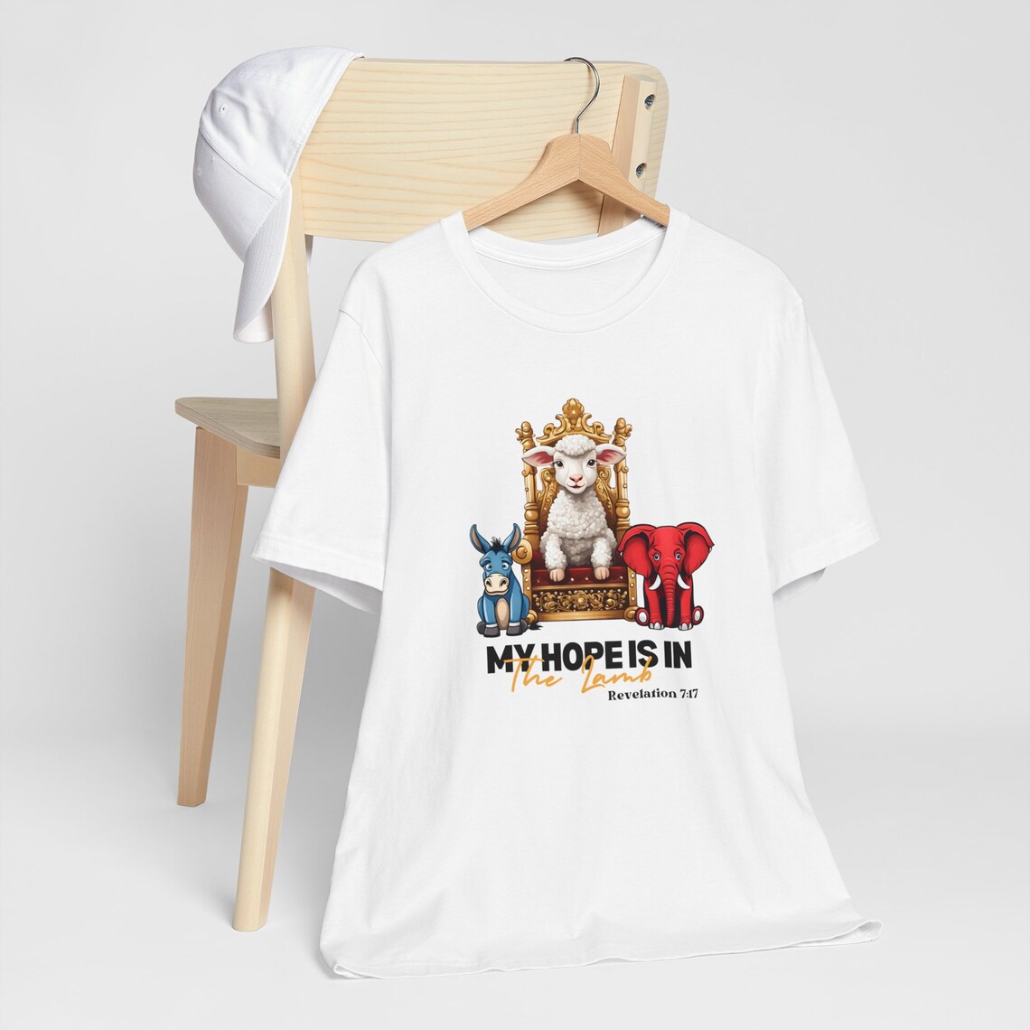 Christian Voting Tshirt My Hope is in the Lamb Tee Shirt Vote Jesus ...