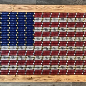 Large Shotgun Shell American Flag - Etsy