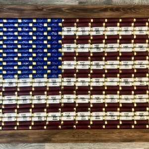 Large Shotgun Shell American Flag - Etsy
