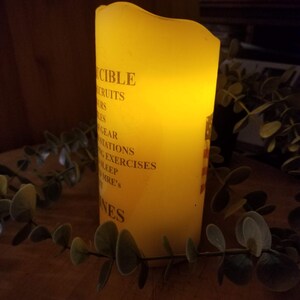 US Marine Corps Crucible LED Candle: Personalized Flag & EGA Image - Etsy