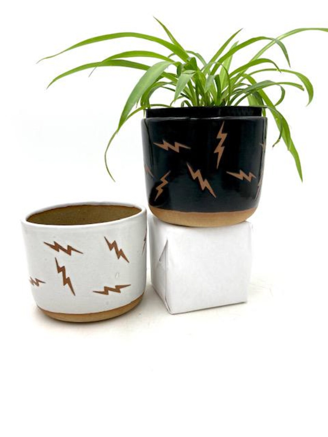 Lightning Bolt Plant Pot/houseplant, 4 Sizes - Etsy