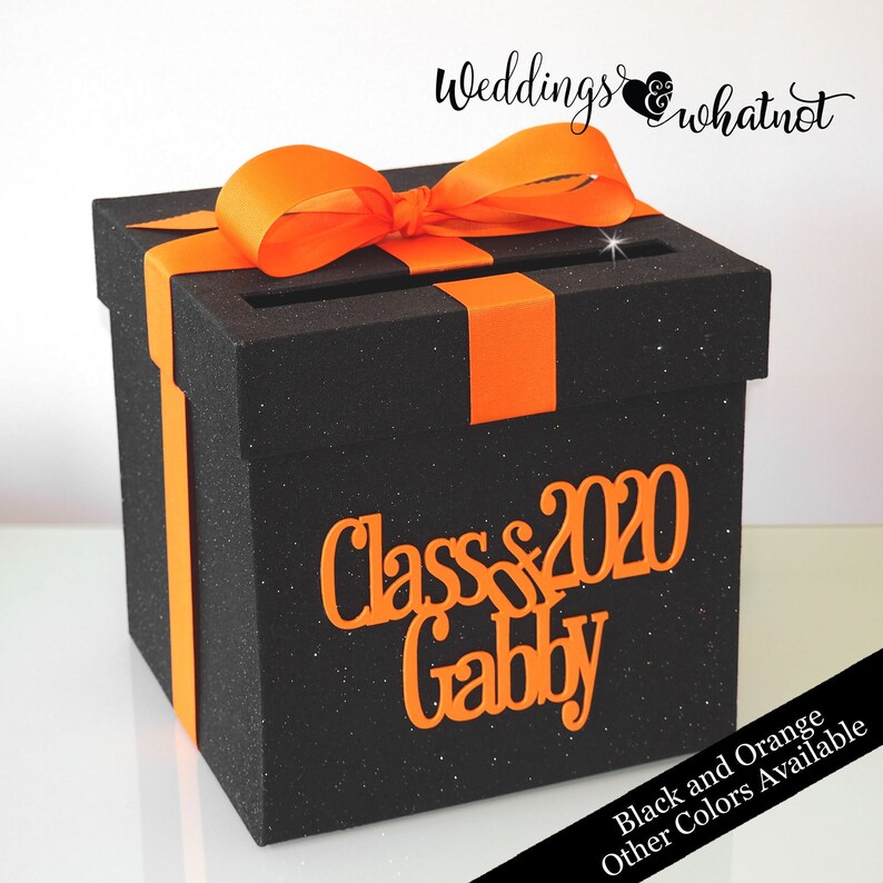Graduation Card Box-choose Your Colors and Size NOT a Ready - Etsy
