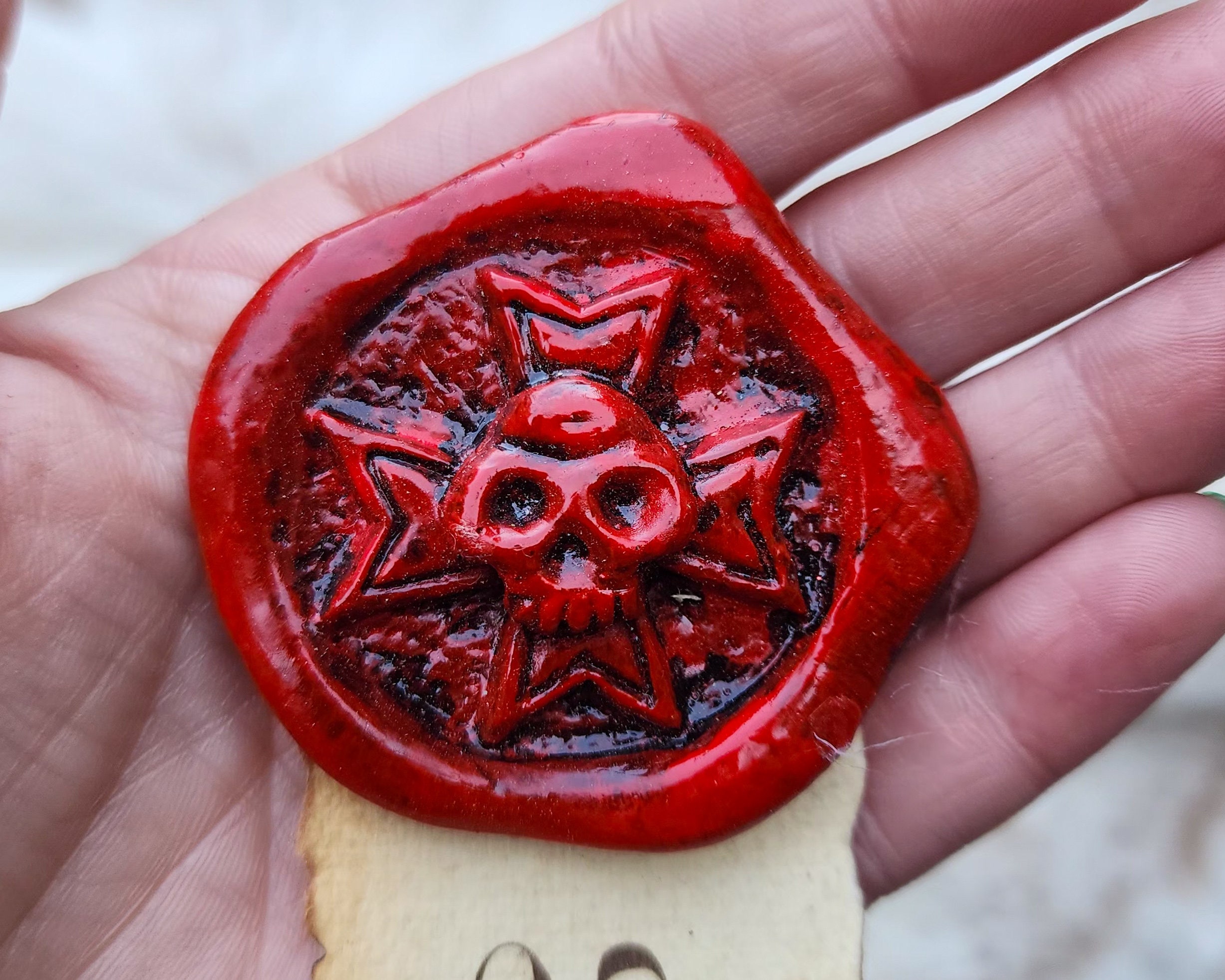 Fantasy Seal With Scroll and Text - Etsy