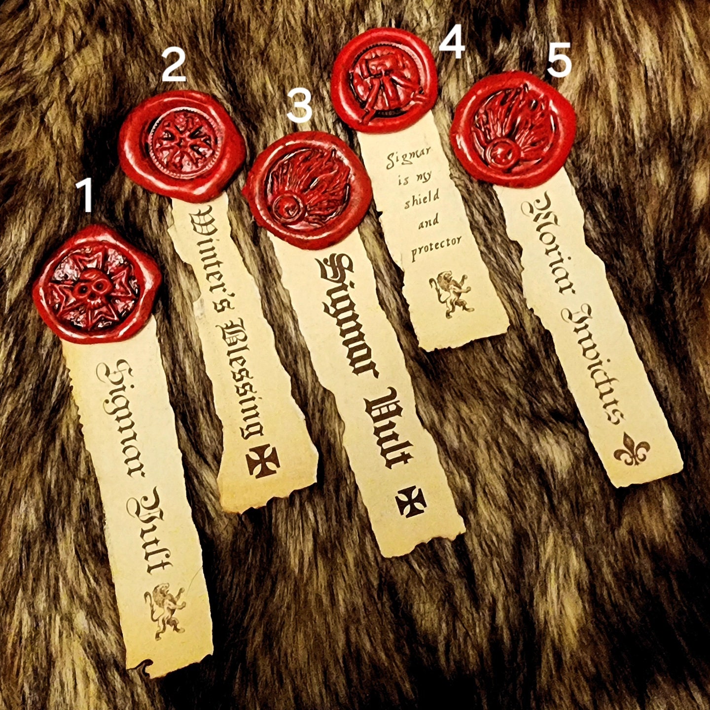 Fantasy Seal With Scroll and Text - Etsy