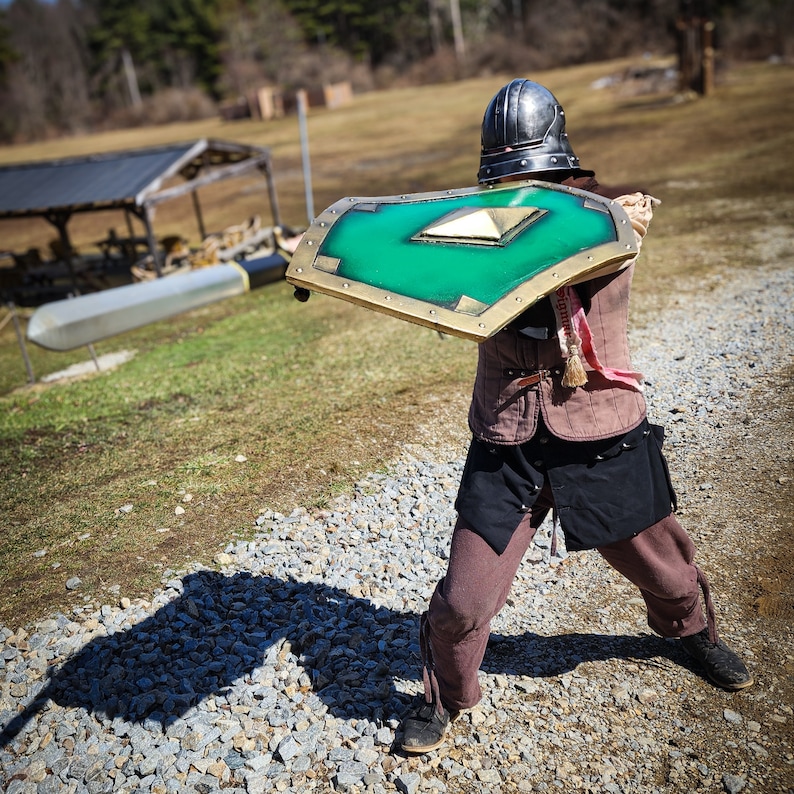 Diamond Shaped Hand Made Shield and Sword for LARP, Cosplay or Costume ...