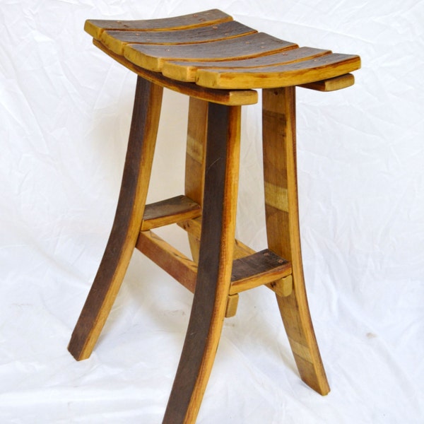 Whiskey Barrel Bar Stools - Etsy