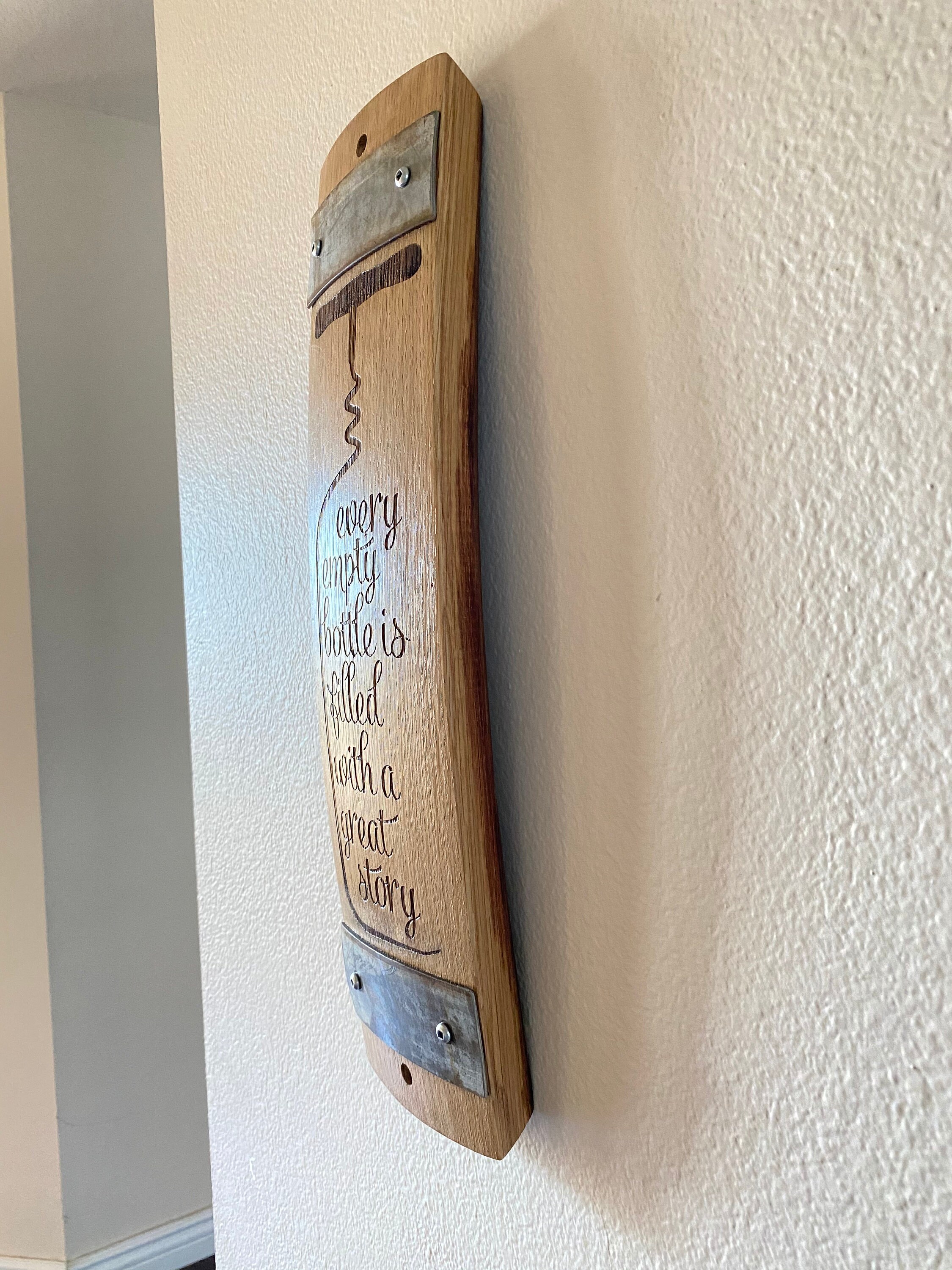 Wine Barrel Stave Signs/sayings/personalized/laser Engraved/gift Ideas ...