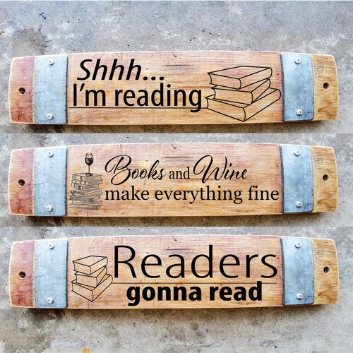 Wine Barrel Stave Signs - Etsy