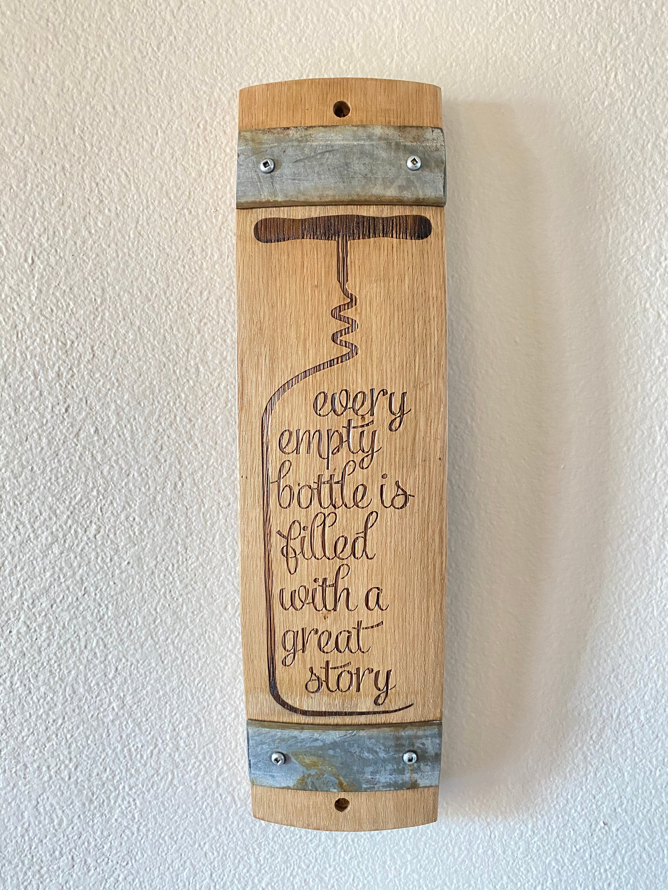 Wine Barrel Stave Signs/sayings/personalized/laser Engraved/gift Ideas ...