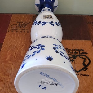 Repurposed Clase Azul 750 Ml Ceramic Empty Bottle Hand Painted Olive ...