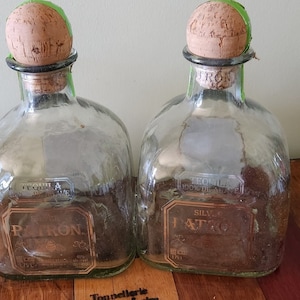 Upcycled Patron 1.75L Bottle: DIY Decor, Vase, Dispenser - Etsy