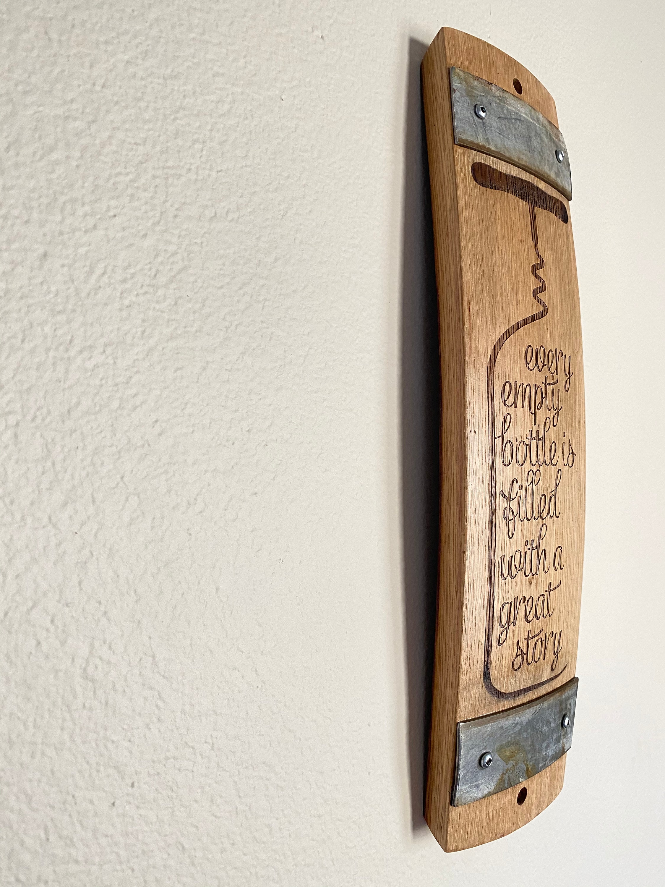 Wine Barrel Stave Signs/sayings/personalized/laser Engraved/gift Ideas ...