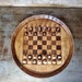 Laser Engraved Chess/checker Board Made From a Repurposed Napa Valley ...