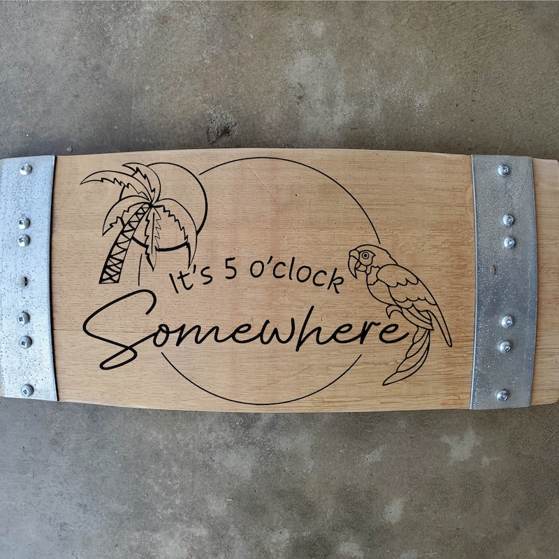 5 Oclock Somewhere Sign - Etsy