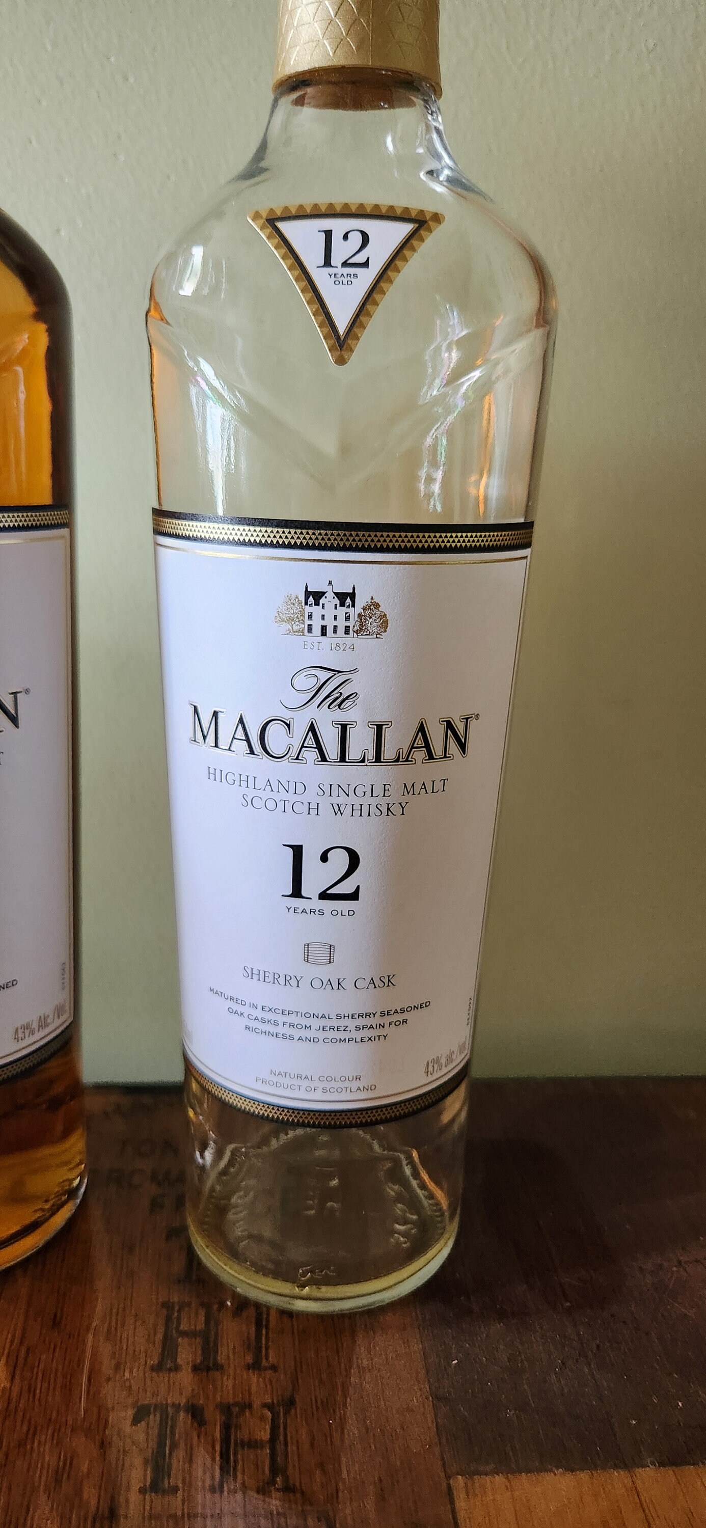 Mccallan 12 Empty Bottle "free Shipping" - Etsy