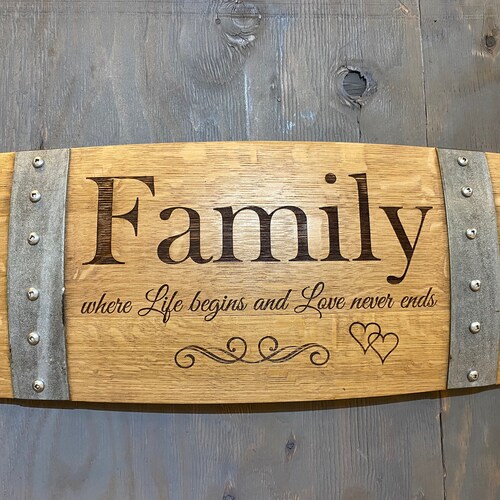 Wine Barrel Stave Signs - Etsy