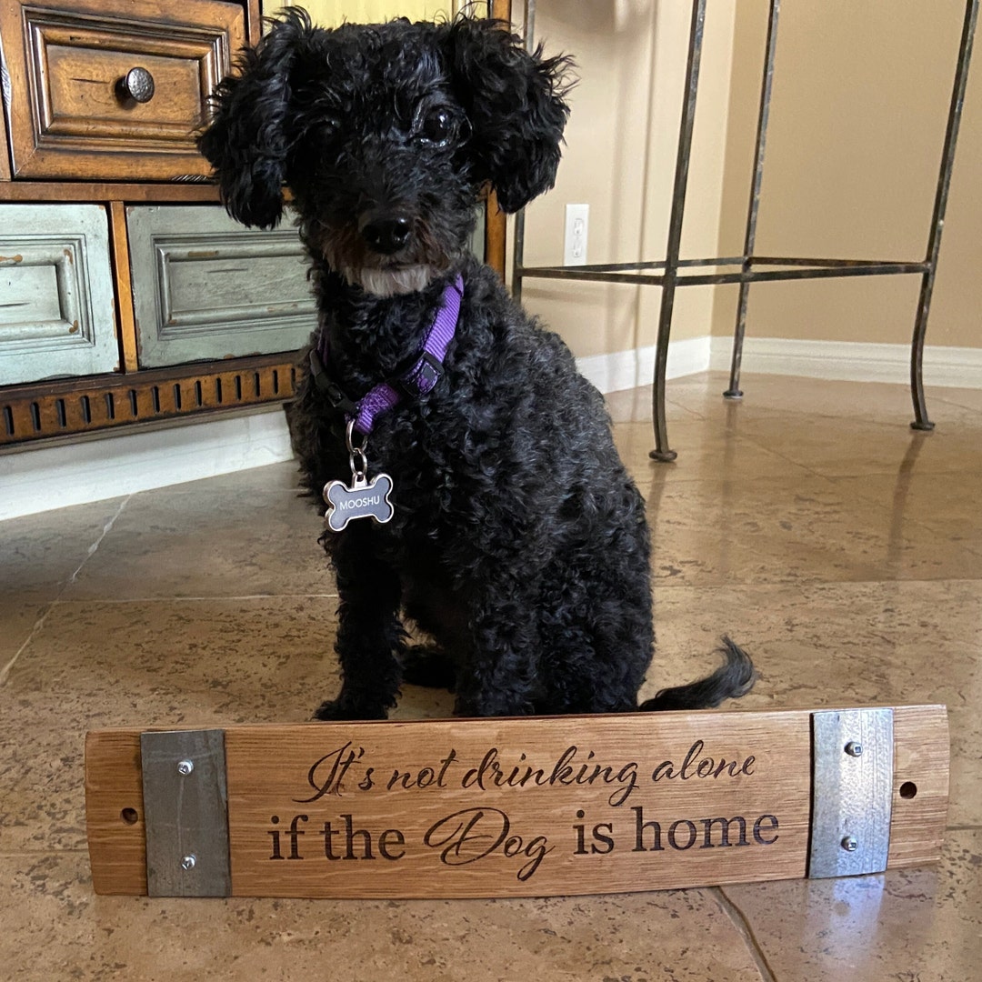 Dogs & Wine/wine Barrel Stave Signs/laser Engraved/gift Ideas/free ...