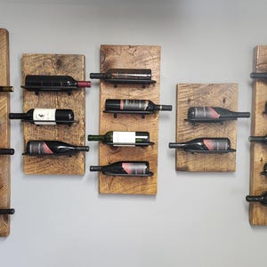 Rustic Wine Rack Made From Repurposed Barn Wood. Free Shipping - Etsy