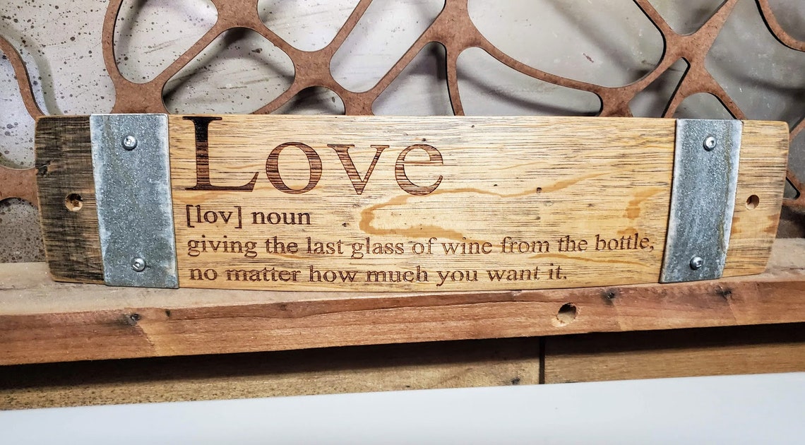Wine Barrel Stave Signs/sayings/personalized/laser - Etsy