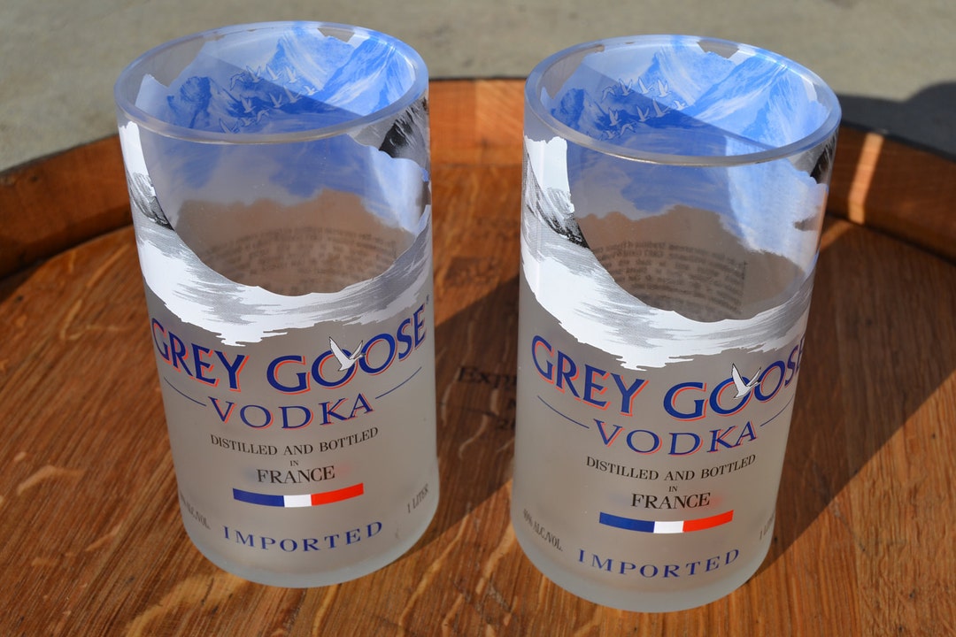 2 Grey Goose Tumbler Drinking Glasses - Etsy