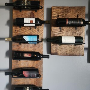 Rustic Wine Rack Made From Repurposed Barn Wood. Free Shipping - Etsy