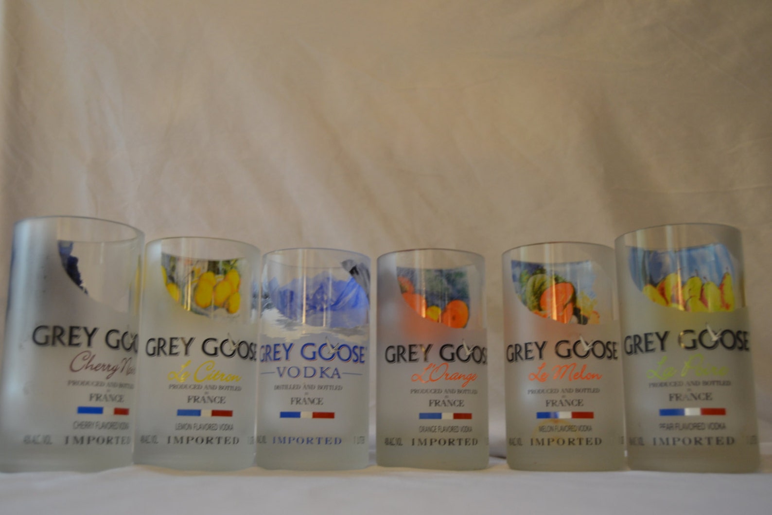 6 Grey Goose Tumbler Drinking Glasses - Etsy