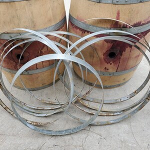 Set of 10 Authentic Napa Wine Barrel Rings/bands Reclaimed From a ...