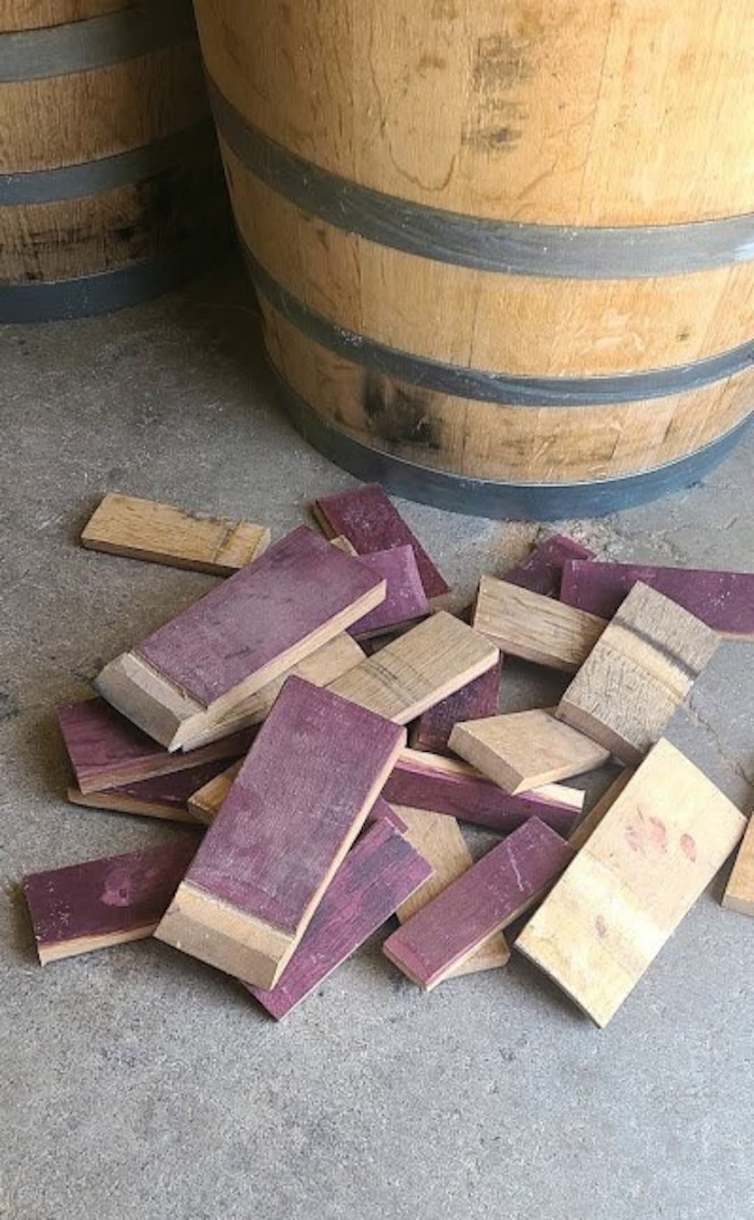 SALE Wine Barrel Stave/ Stave Pieces/ Cut Barrel Staves/ Wood Scraps ...