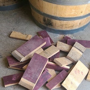 SALE Wine Barrel Stave/ Stave Pieces/ Cut Barrel Staves/ Wood Scraps ...