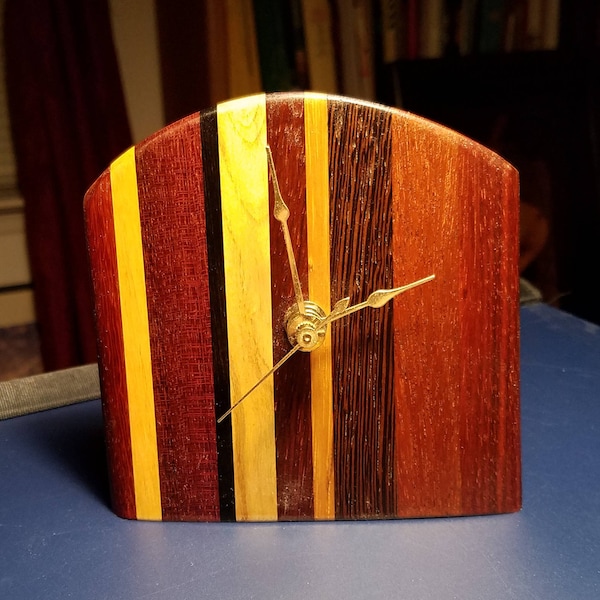 Exotic Wood Clock - Etsy
