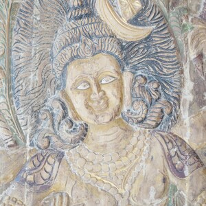 Shiva Carved Sliding Barn Door, Hindu Shiva Riding Nandi Wall Art ...