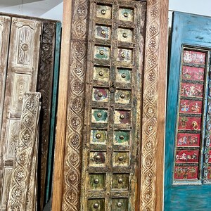 Antique India Barn Door, Hand Carved, Custom, Sliding Barndoor, Country ...