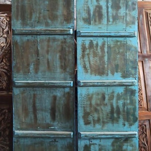 Antique Blue Doors, Artistic Door, Indian Door, Rustic Door, Haveli ...