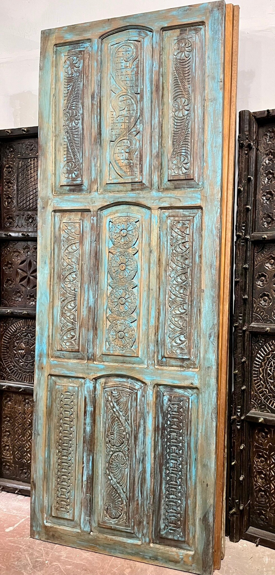 Organic Carved Barn Door, Vintage, Sliding Barndoor, Interior Exterior ...