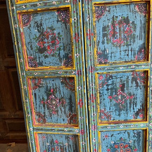 Antique Blue Doors, Artistic Door, Indian Door, Rustic Door, Haveli ...