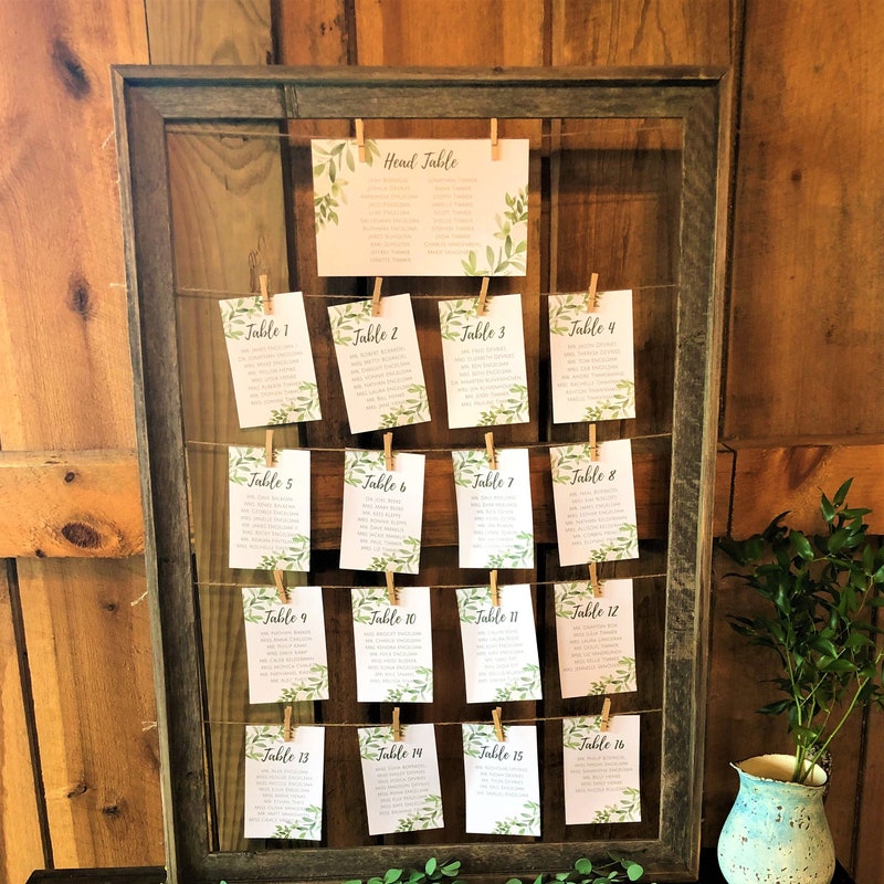 Table Number Display - Etsy