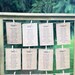Rustic Wedding Seating Cards, Wedding Table Card, Alternative Seating ...