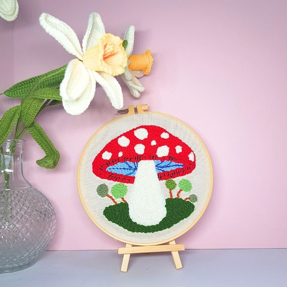 DIY Punch Needle Kit for All Ages 5 Complete Needlepoint Tool Set With ...