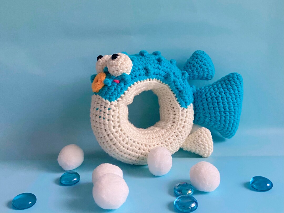 Handmade Crochet Amigurumi Donut Fish Doll Finished Cute - Etsy