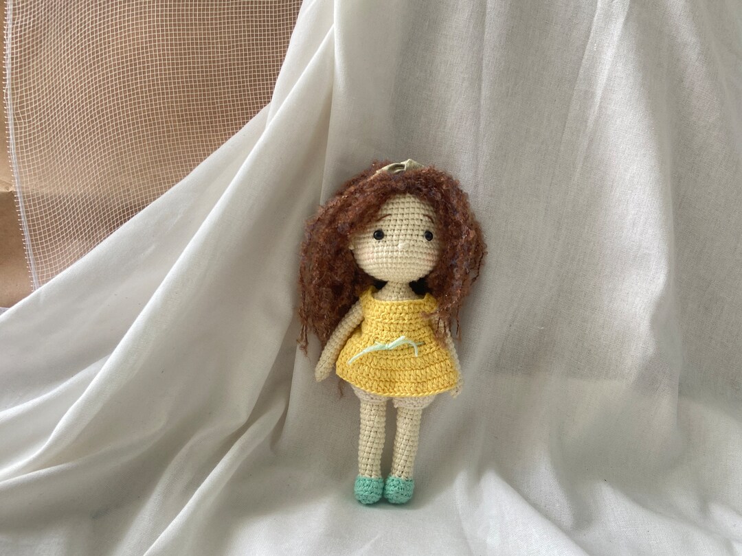Crochet Doll Amelia Finished Adorable Finished Amigurumi - Etsy