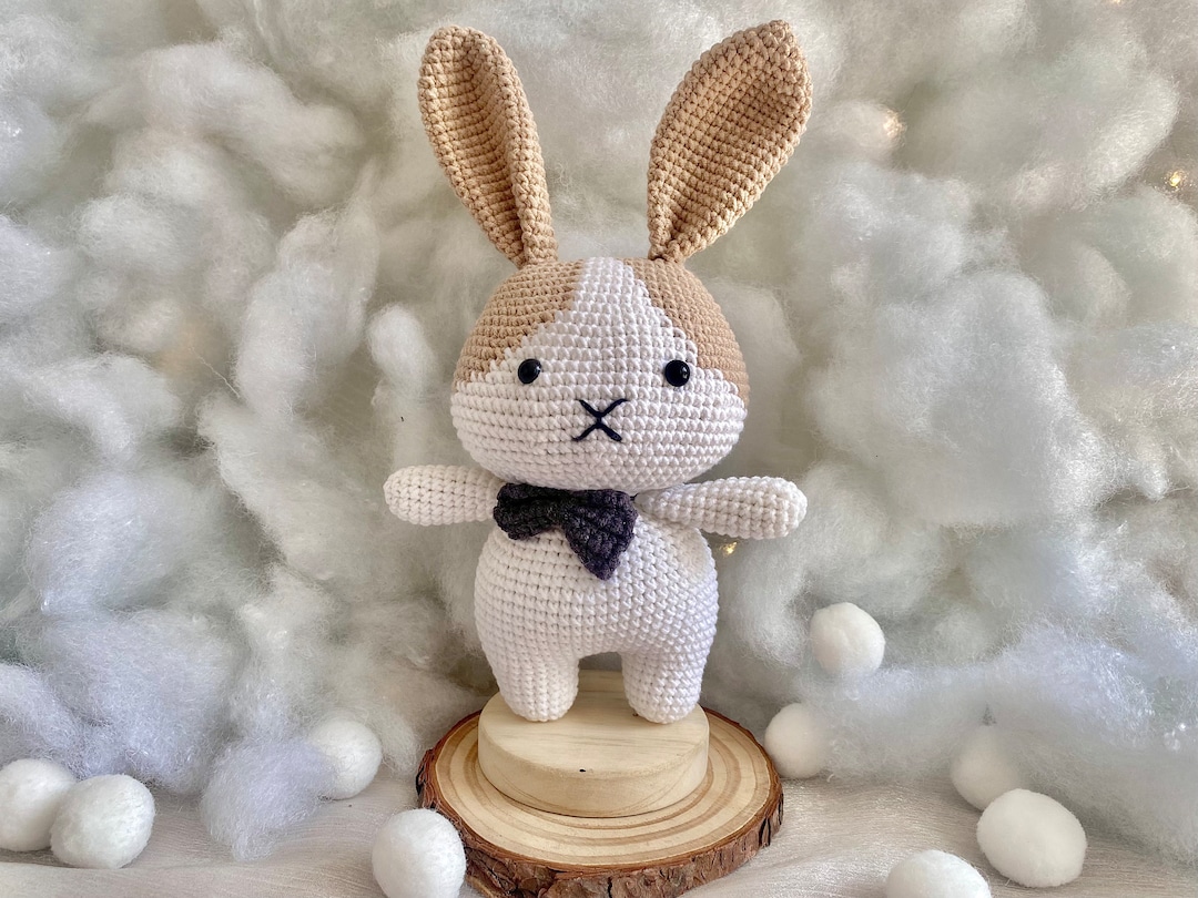 Handmade Long Ear Rabbit Plush Toy Finished Adorable - Etsy