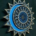 Beautiful 5 Layer Wood Solar Eclipse Mandala, Sun and Moon Decor ...