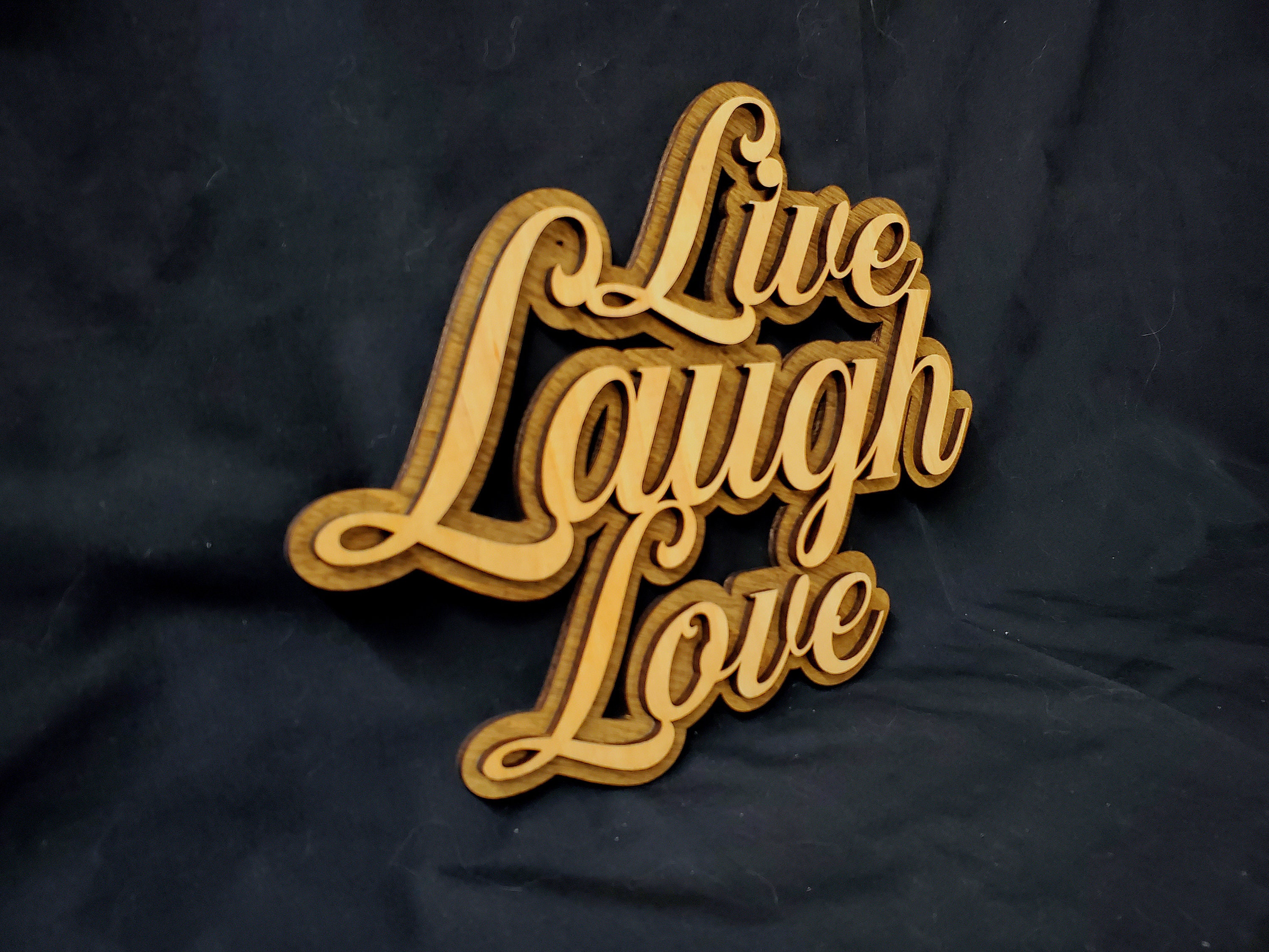 Live Laugh Love Sign, Layered Love Sign, 3D Art, Layered Decor ...