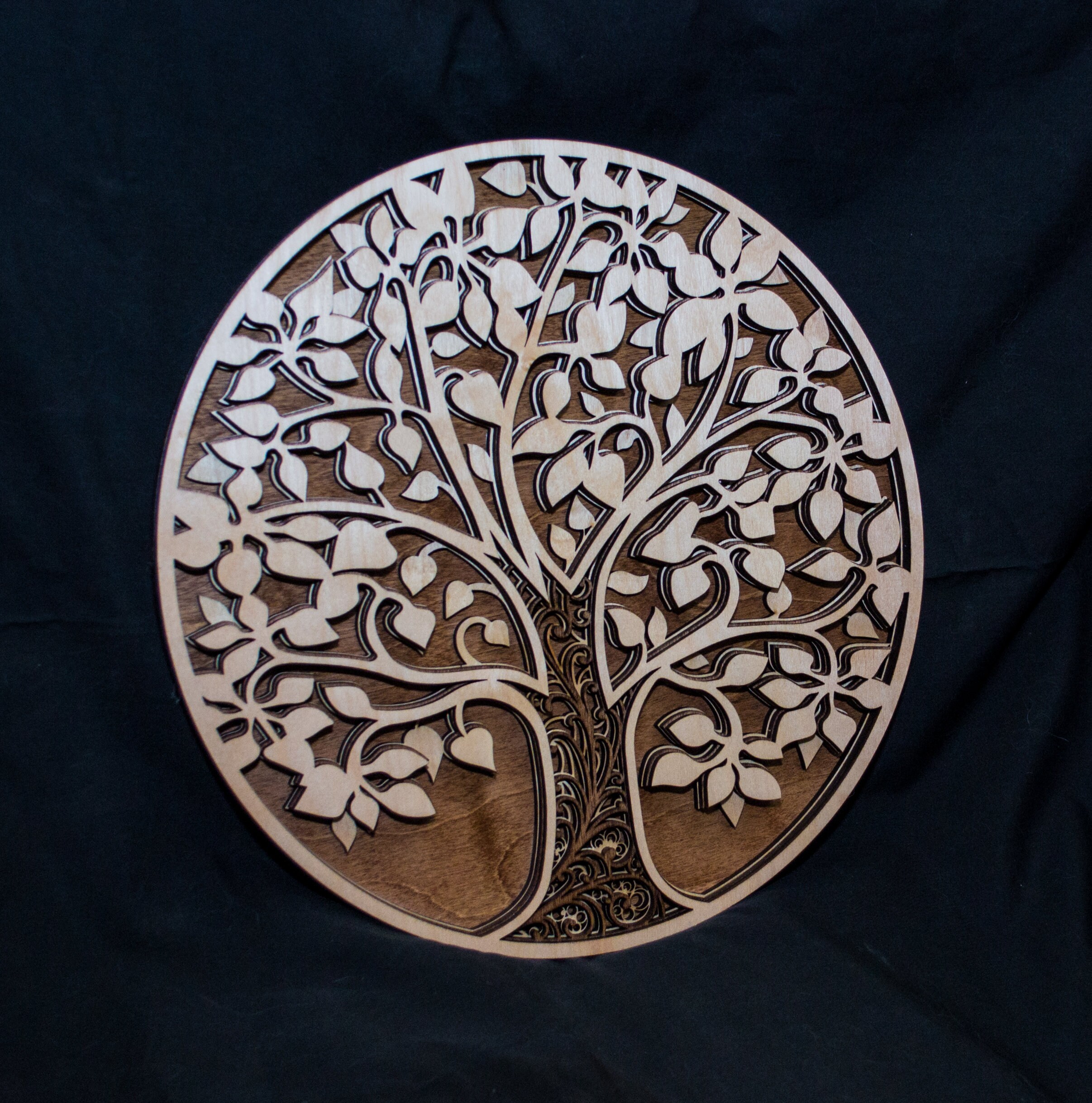 4 Layer Wood Family Living Tree of Life Wall Art. Multiple Sizes ...