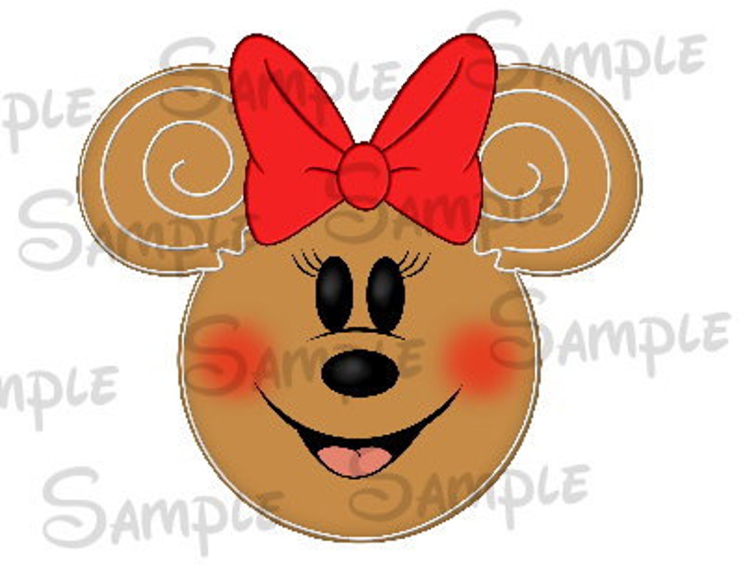 DIGITAL Printable DIY Gingerbread Mouse Head Image File - Etsy