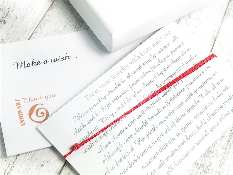 Red String Bracelet Simple String Wish Karma Bracelet | Etsy