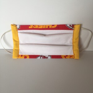 Face Mask Kansas City Chiefs Washable Fabric Three Layer Face Protector ...