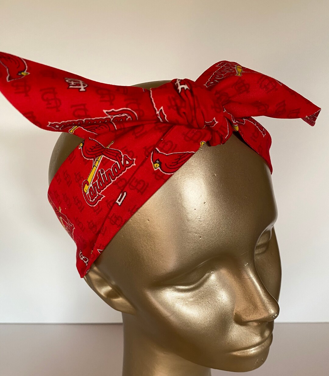 St. Louis Cardinals Red Baseball Headband Knot Headband - Etsy